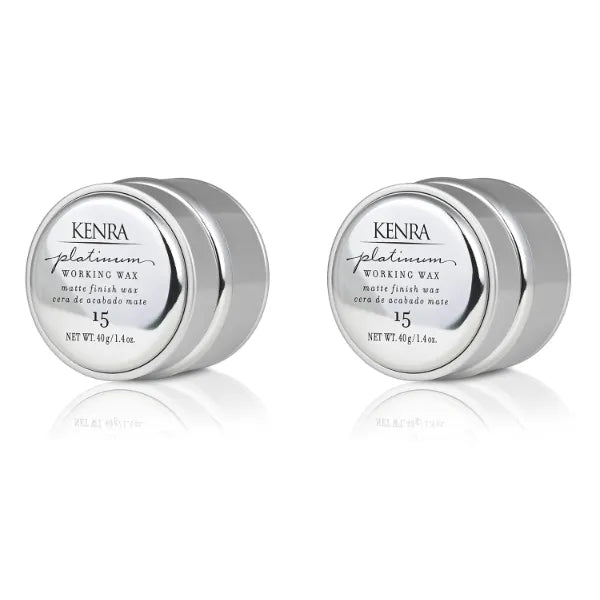 Kenra Platinum Working Wax 15 | Matte Finish Styler, Provides Medium ...