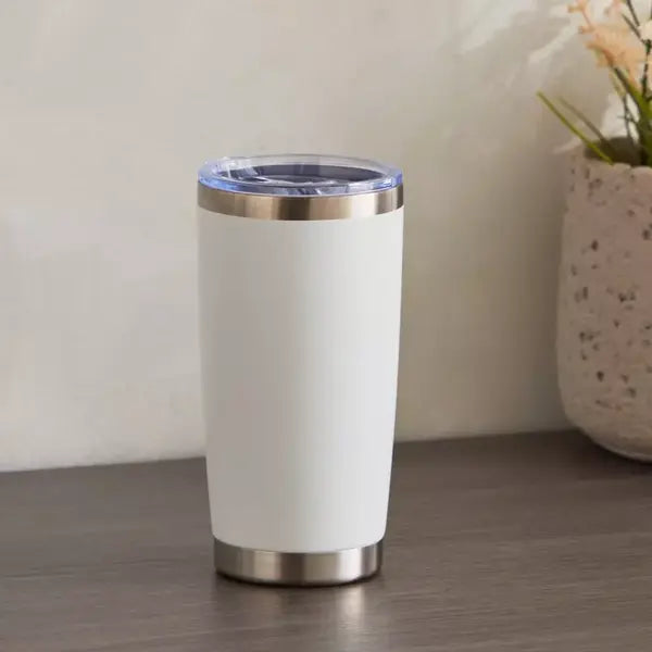 Karry Steel Wide Mouth Travel Flask - 600 ml white – DiscountStore