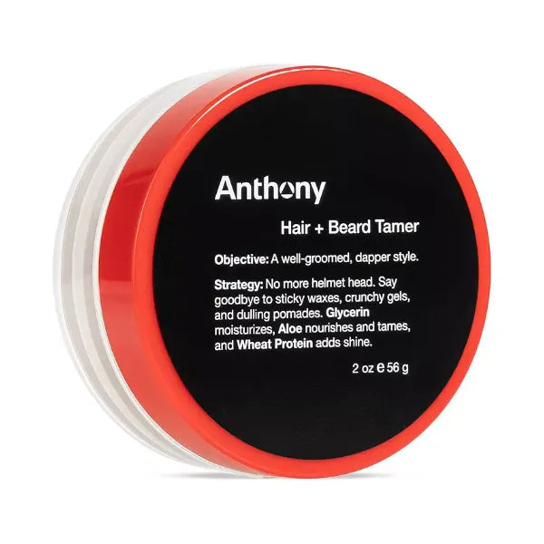 Anthony Hair + Beard Tamer , Lightweight Styling and Frizz Control ...