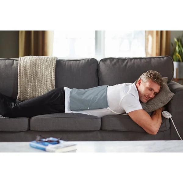 Sunbeam Heating Pad with Controller and 3 Heat Settings, 12" x 15" Blu ...