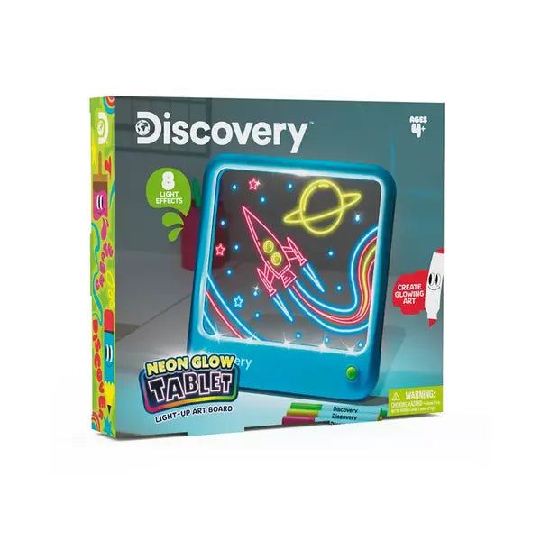 Discovery Kids Neon Glow Tablet Light-Up Art Board – DiscountStore