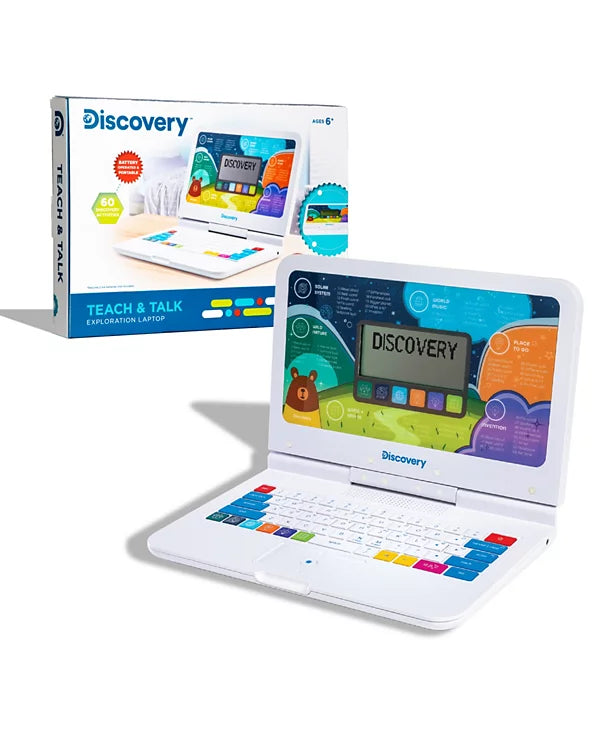 Discovery Kids Teach & Talk Laptop, Educational Interactive Computer ...