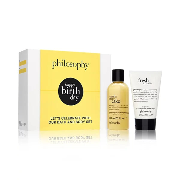 philosophy 2-Pc. Happy Birthday Shower Gel & Body Lotion Gift Set – DiscountStore