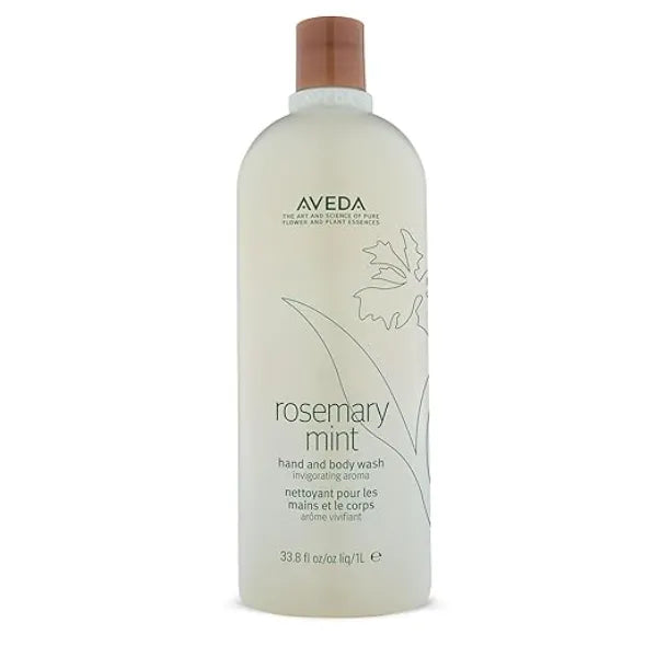 Aveda Rosemary Mint Hand & Body Wash Liquid Hand Soap and Body Wash wi ...