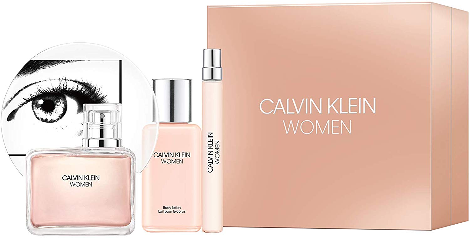 Calvin Klein Women Perfume 3 Piece Gift Set Edp 3.4 OZ + Lotion + Mini ...