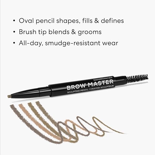 bareMinerals Brow Master Sculpting Pencil, Cocoa, 0.007 Ounce ...