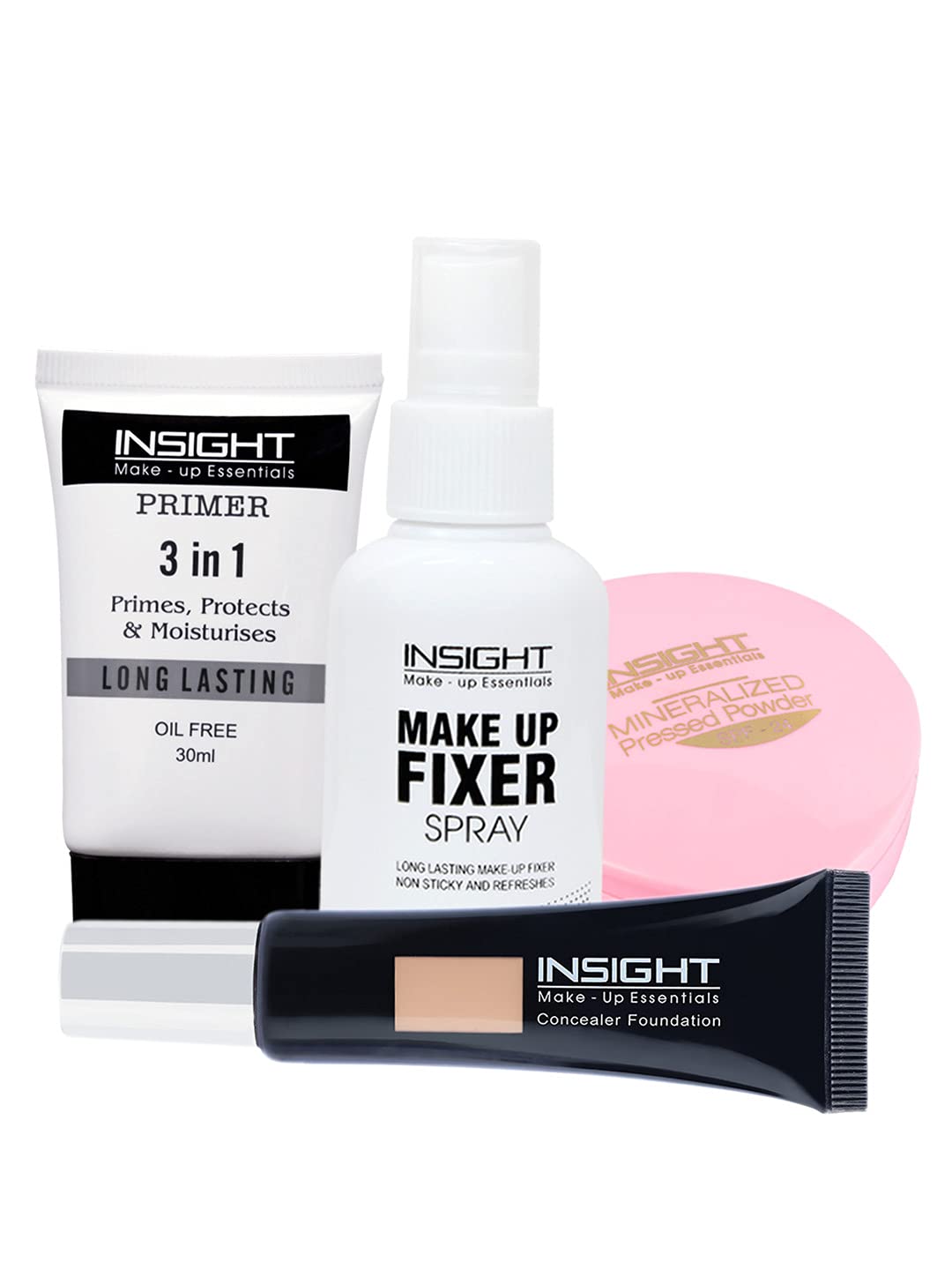 Insight Makeup Set of Pressed Powder and Fixer Primer Foundation ...
