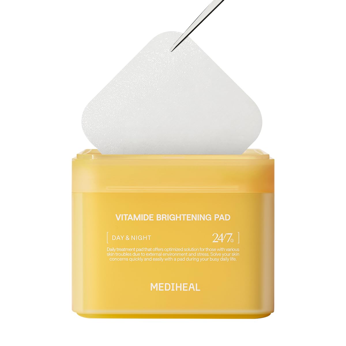 Mediheal Korean Vitamide Brightening Pad 100 Pads | Day & Night Treatm ...