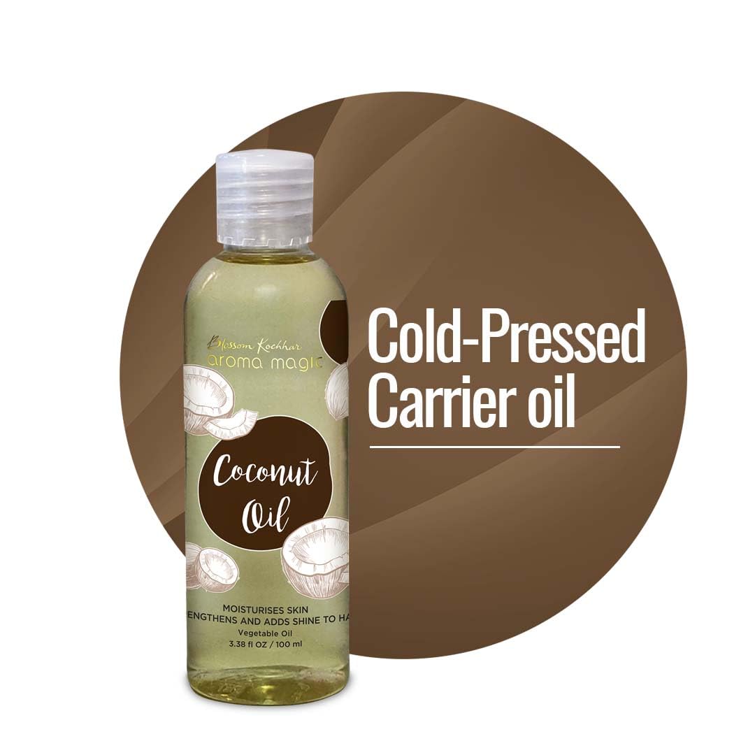 Aroma Magic Coconut Oil – 100 mL Pure Cold-Pressed Hair & Skin Oil ...