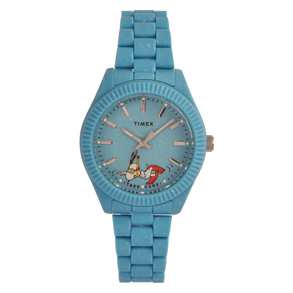 Timex Women's Waterbury Ocean Recycled Plastic 37mm Watch - Blue/Dial ...