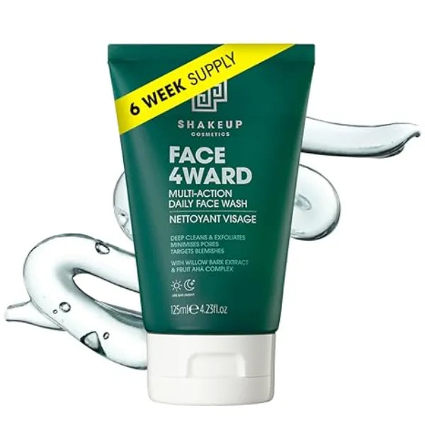 Shakeup Cosmetics Mens Face Wash, Deep Cleans & Exfoliates. Vegan with ...