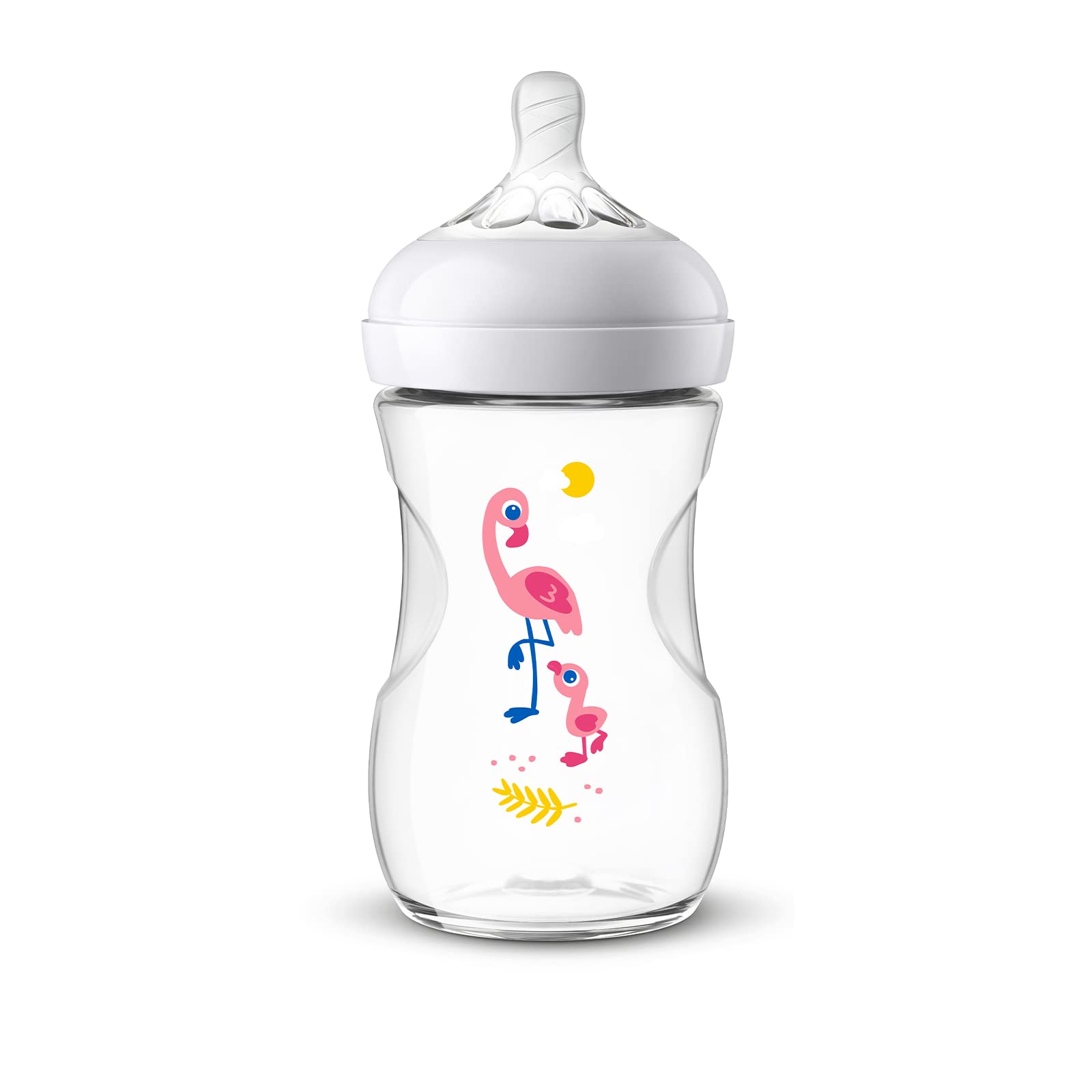 PHILIPS Bottle Petal Decorated Flamingo 260Ml, Avent, Transparent ...