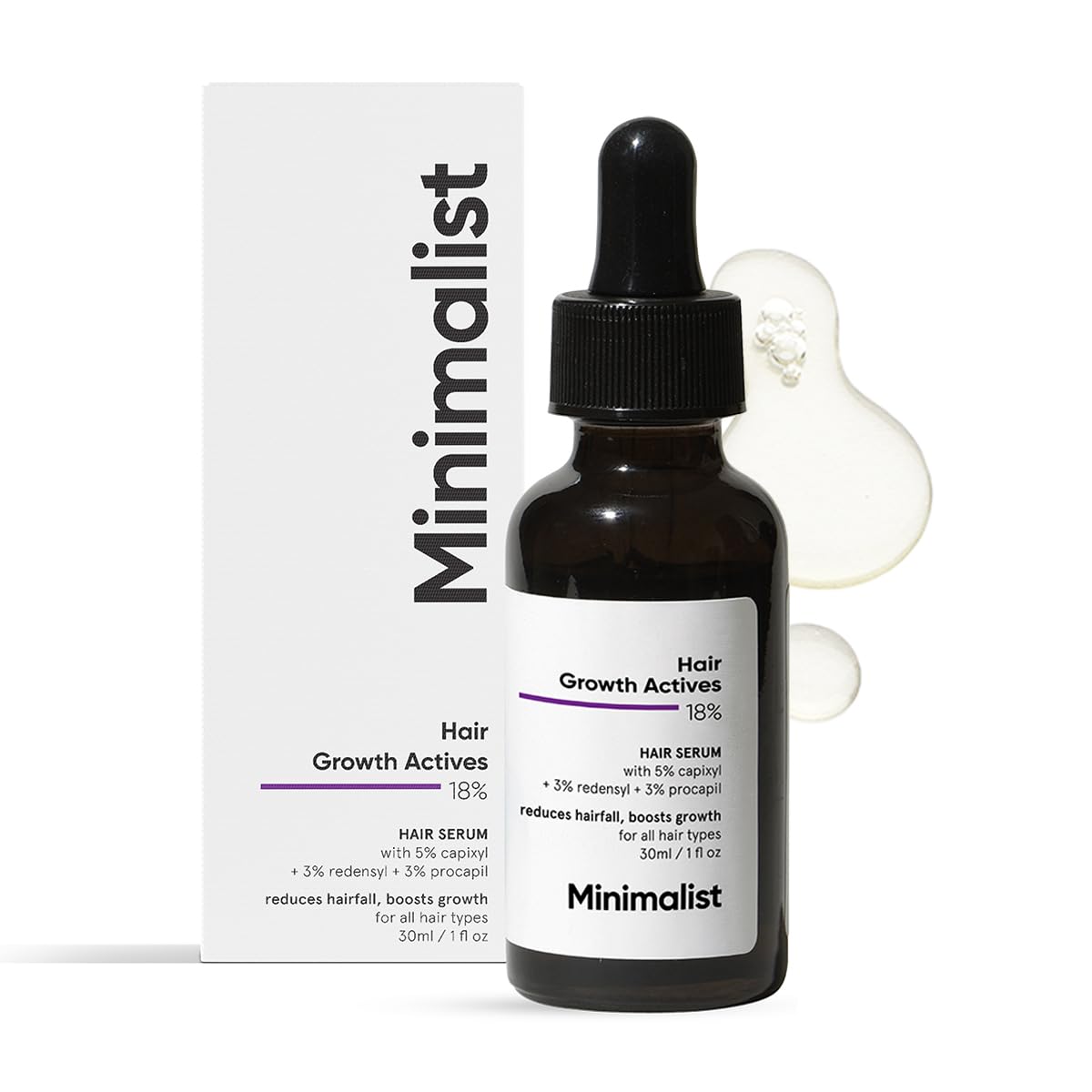 Minimalist 18% Hair Density Serum | With Procapil, Capixyl, Redensyl ...