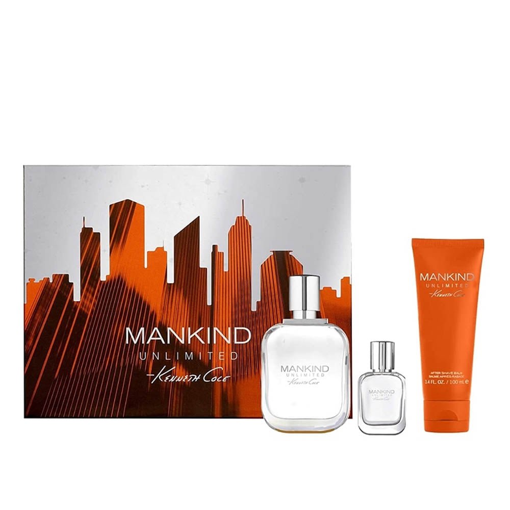Get Kenneth Cole Mankind Men EDT 100Ml+EDT+15Ml+ASB 100Ml ...