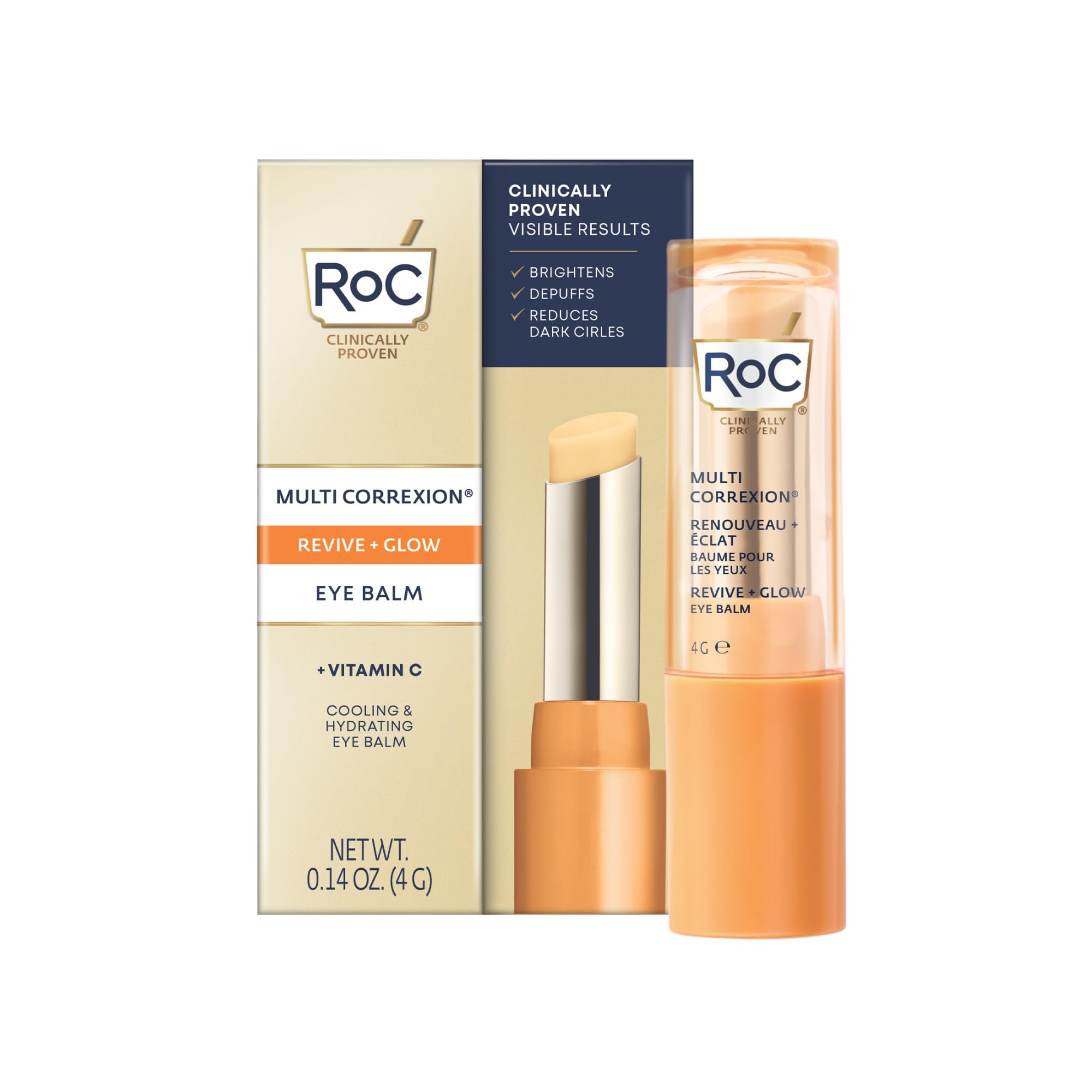 RoC - Multi Correxion Revive + Glow Eye Balm - Includes Vitamin C - Hy ...
