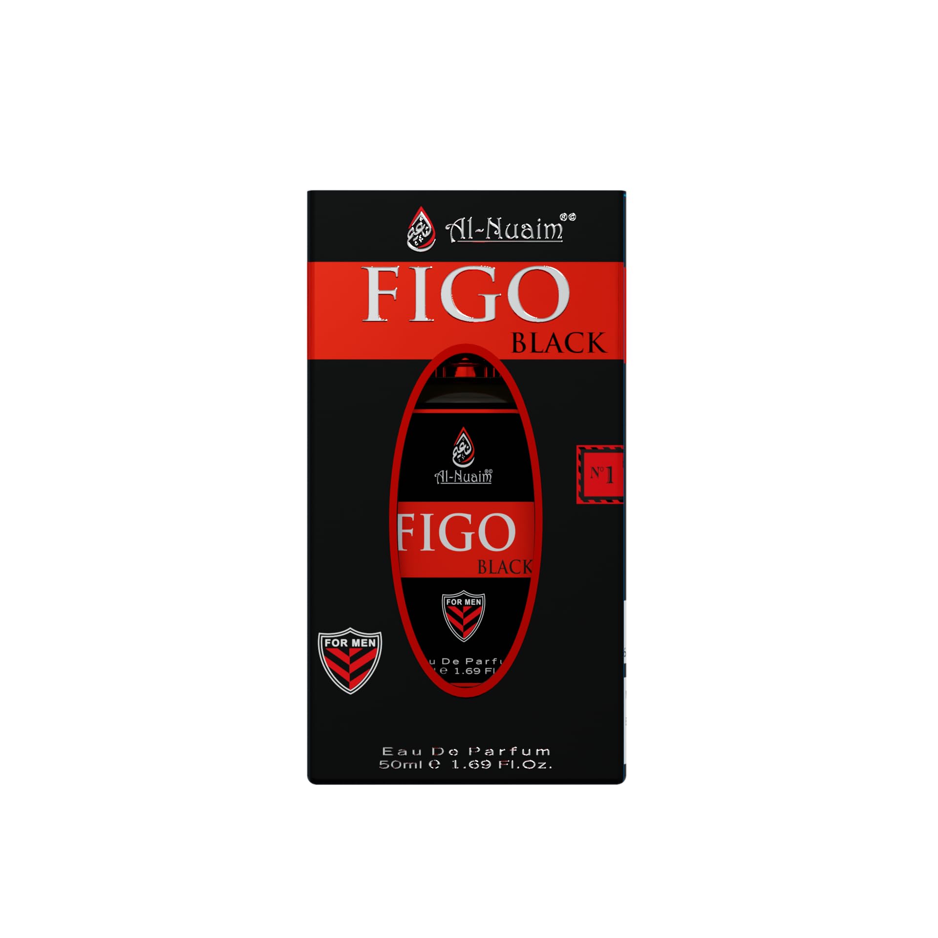 Al Nuaim Figo Black Eau De Parfum For Men - 50ml | Long Lasting Perfum ...