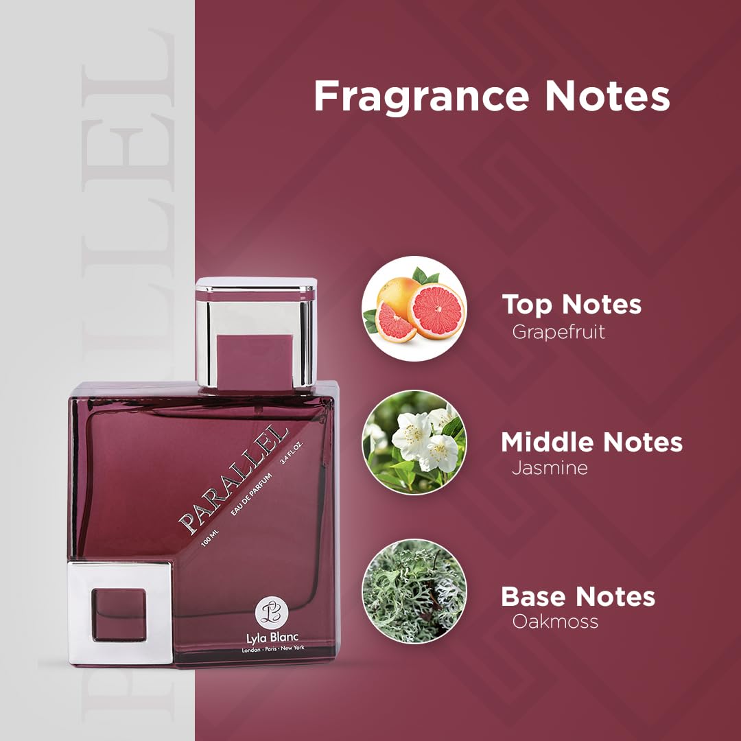 Lyla Blanc Perfume Parallel Amber Gold 100ml EDP For Men – DiscountStore