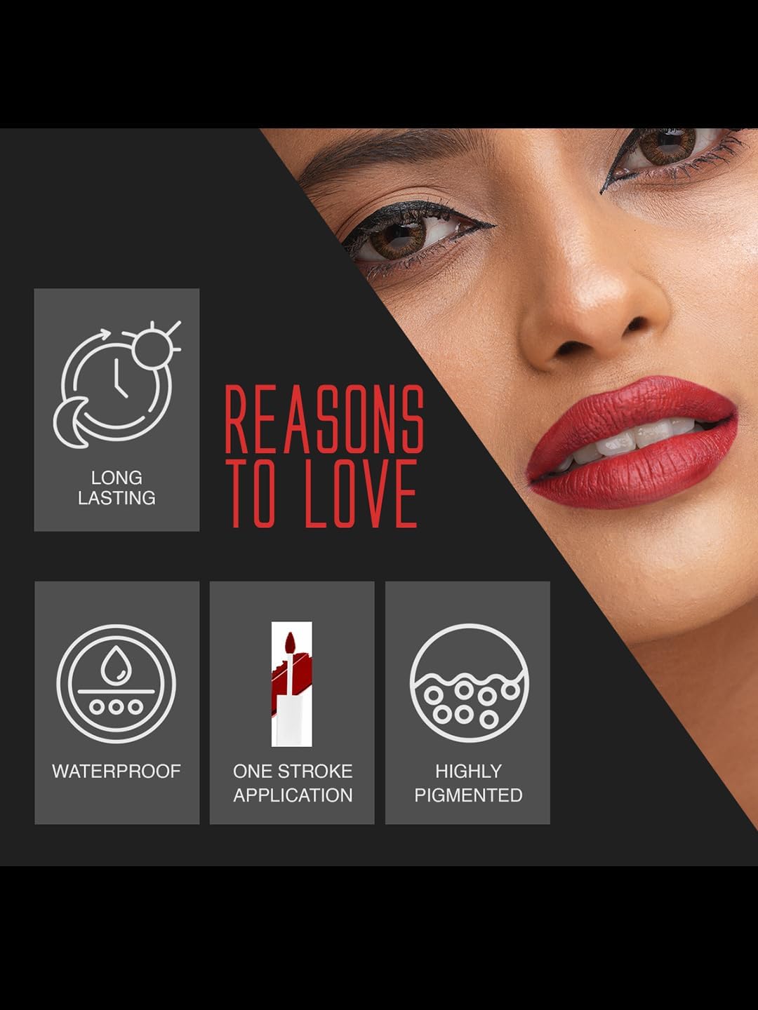 INSIGHT Cosmetic Matte Lip Ink, LG43-10, 10-Top Notch – DiscountStore