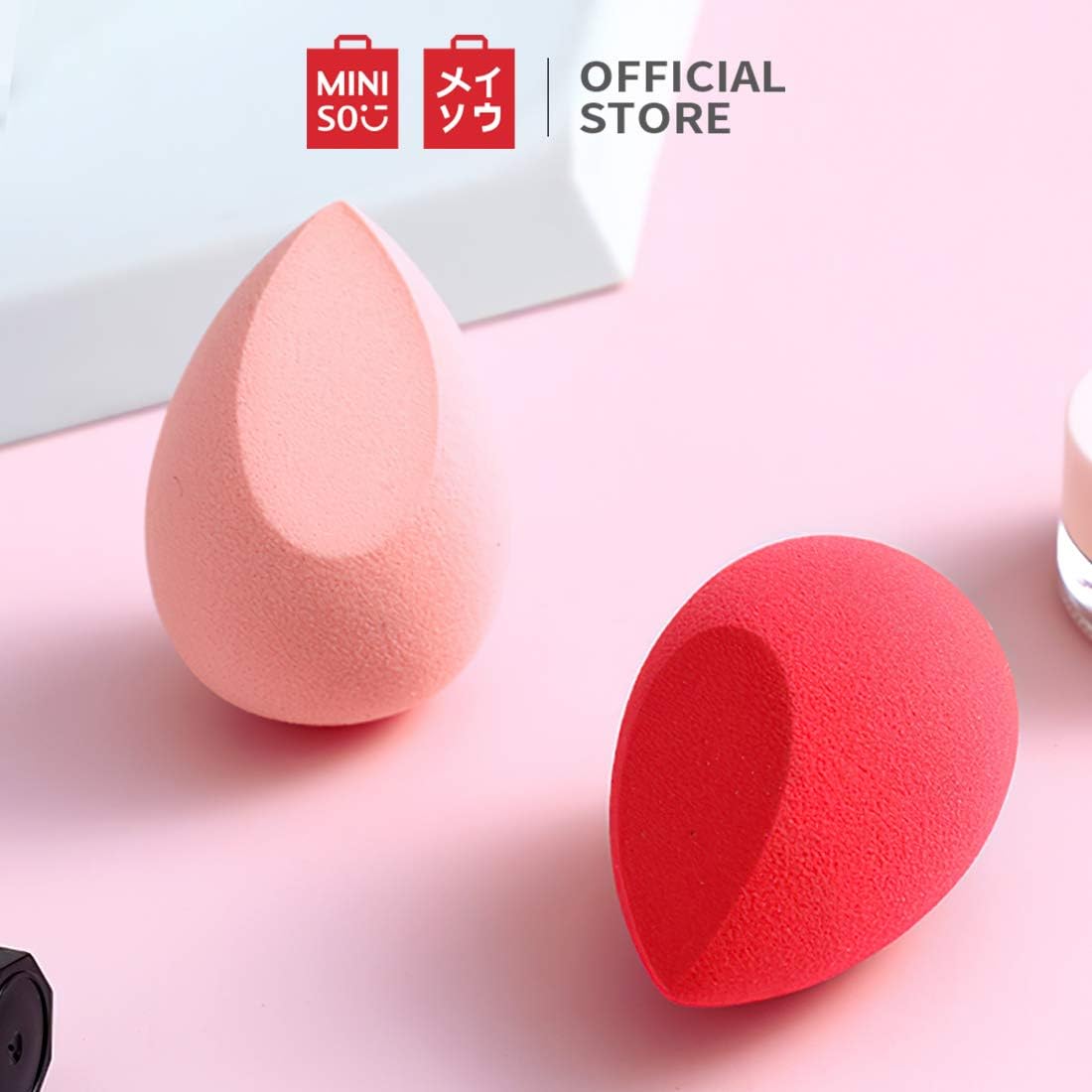 MINISO Womens Beauty Makeup Kits-Makeup Sponge, Egg Shape (photosynthe ...