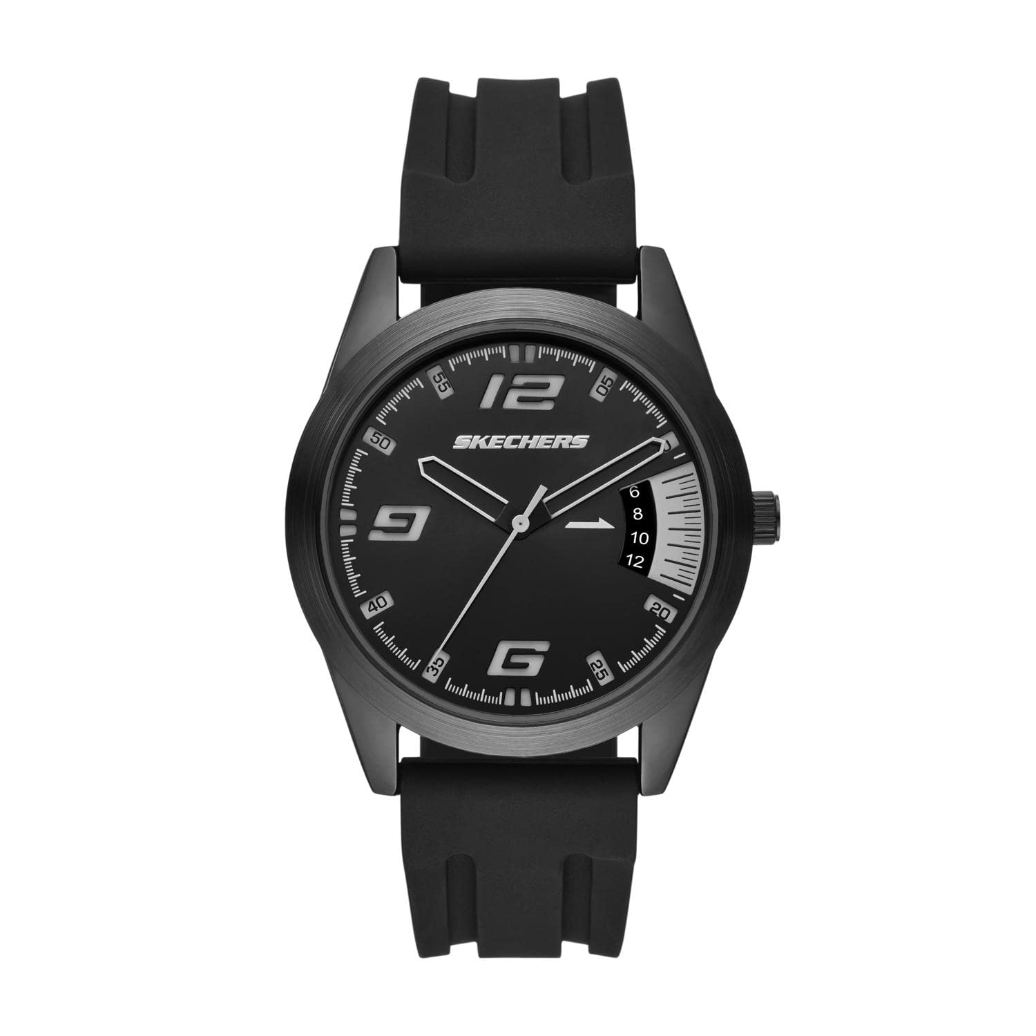Skechers Three-Hand Analog Casual Watch for Men - Reseda Black ...