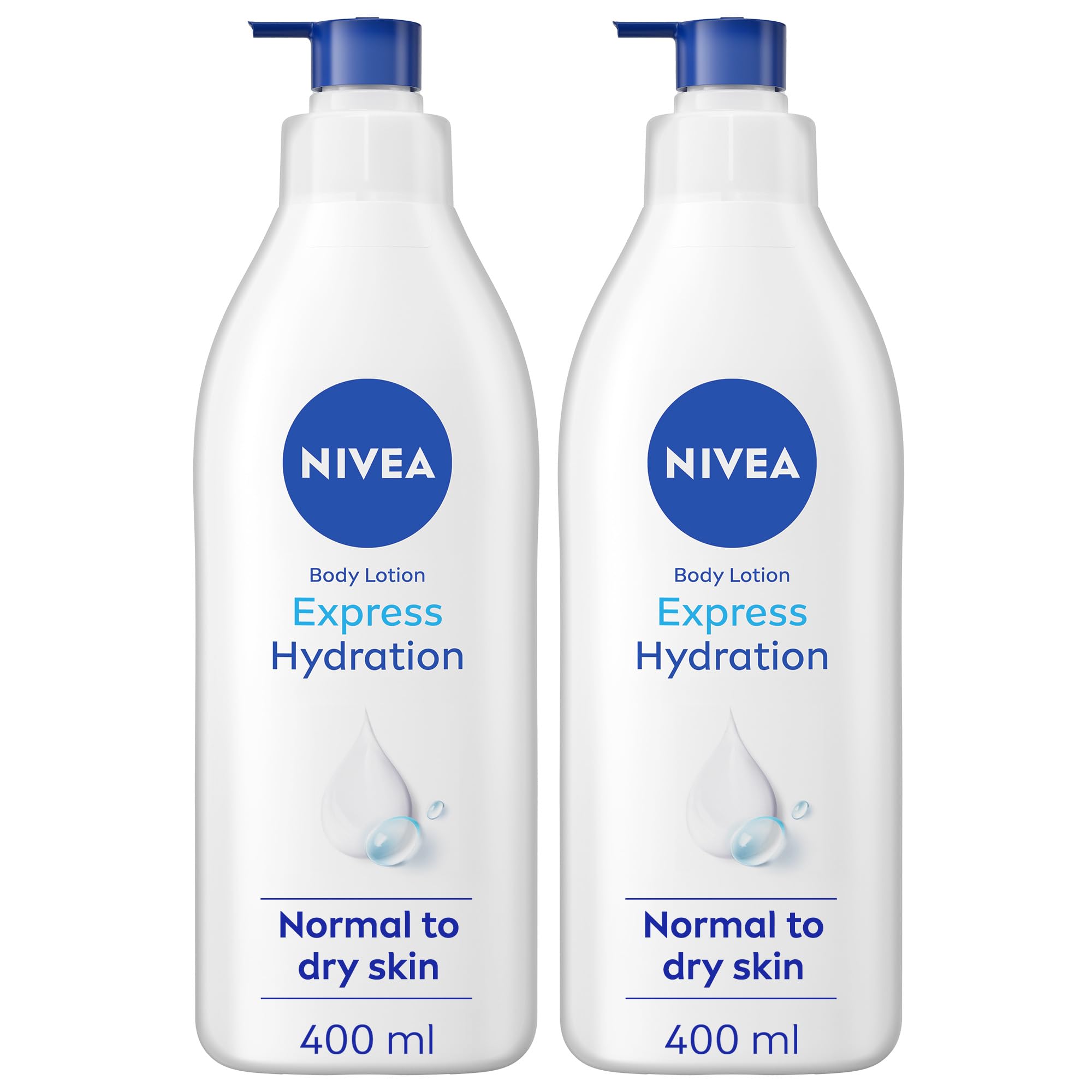 NIVEA Express Hydration Body Lotion, Sea Minerals, Normal & Dry Skin ...