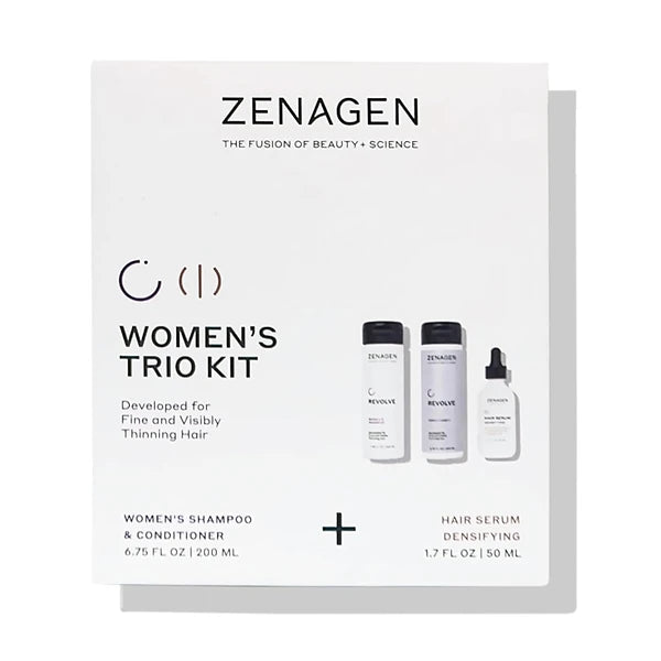 ZENAGEN Revolve Women's Trio Kit | Shampoo + Conditioner + Densifying ...