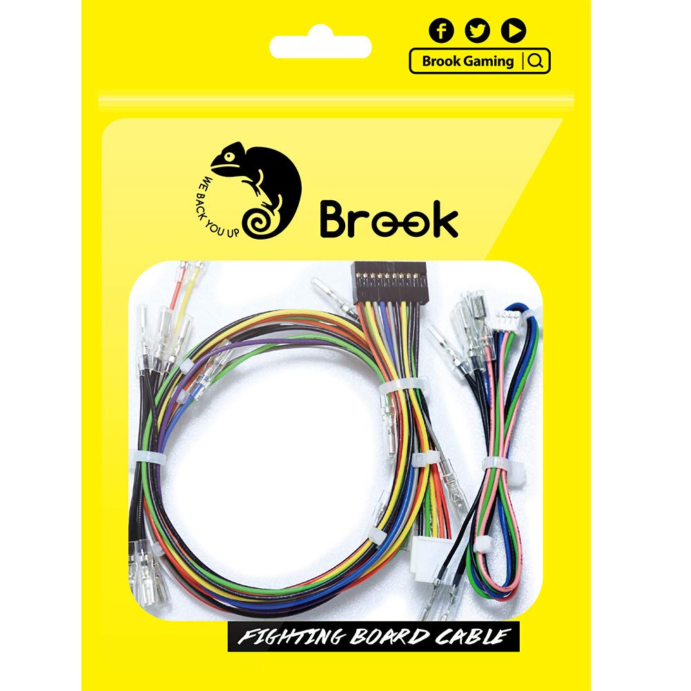 Brook Fighting Board Cable - 20-Pin Button and Joystick Harness with 4 ...