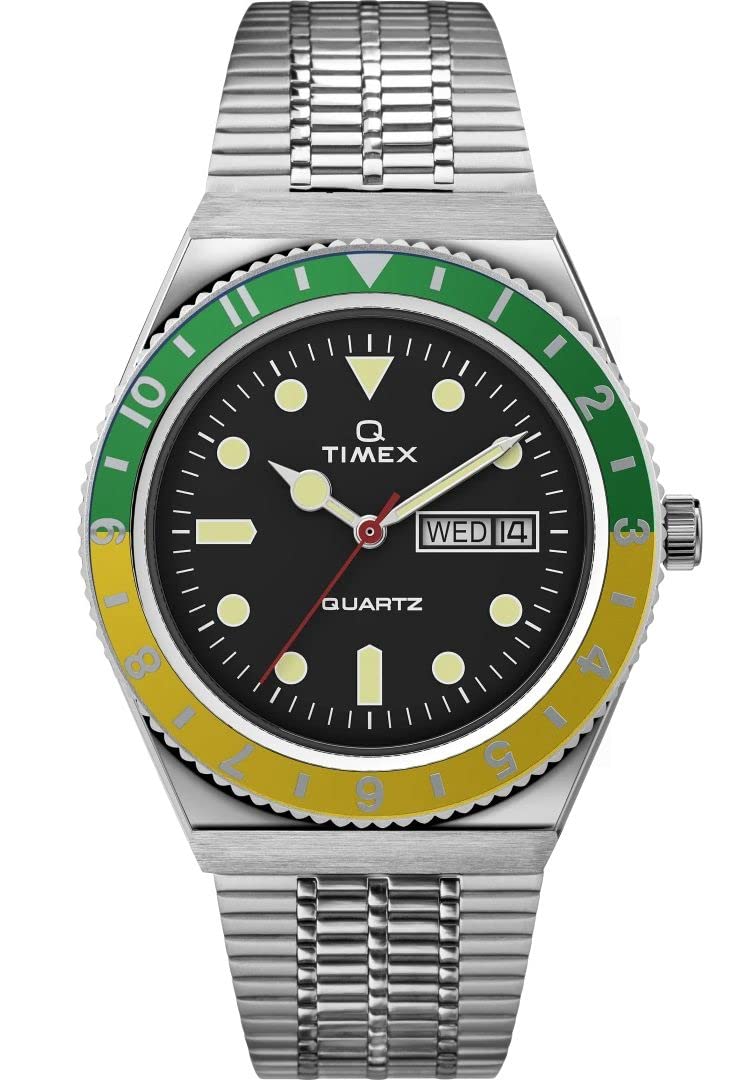 Timex Men's Q Reissue Quartz Watch - Band Silver – Discount Store