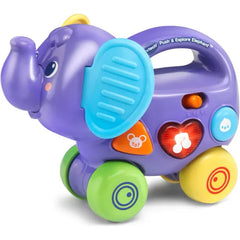 VTech Push and Explore Elephant, Purple – DiscountStore
