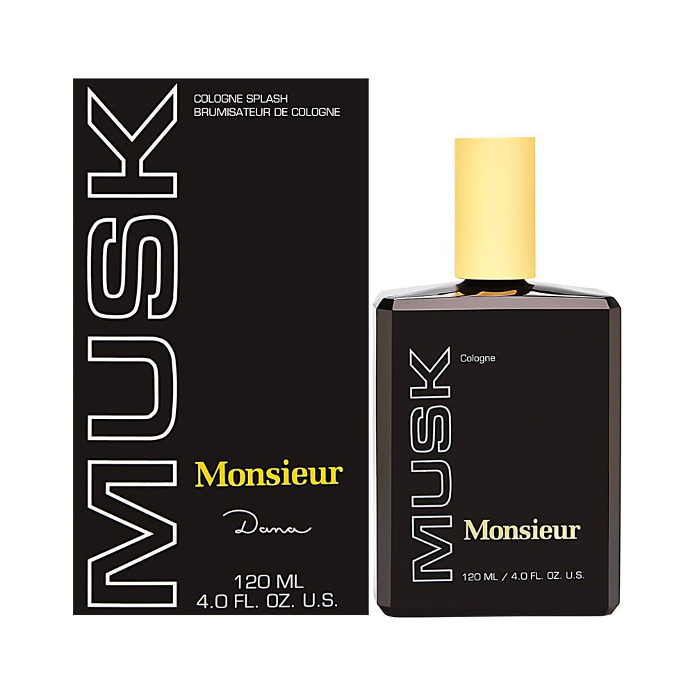 Dana Monsieur musk by dana for men cologne splash 4.0 ounce, 4.0 Ounce ...
