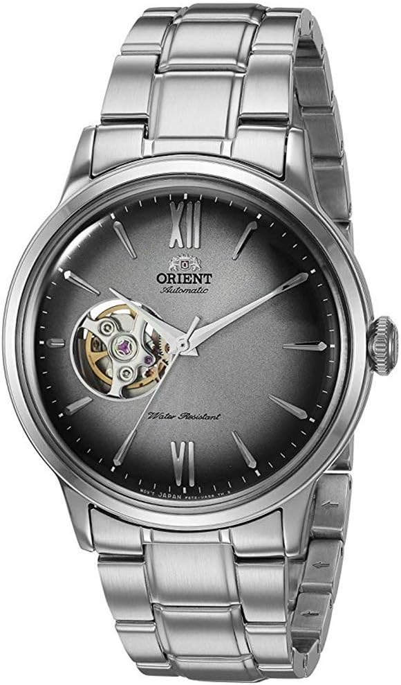 Orient Men's "Helios' Stainless Steel Japanese-Automatic/Hand Winding ...