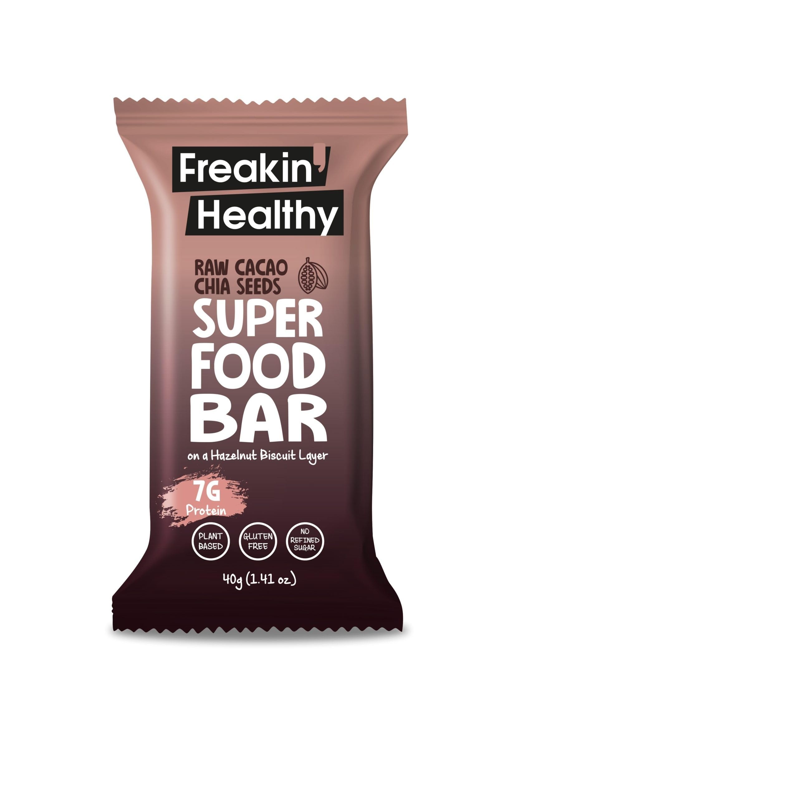 Freakin Healthy Raw Chocolate Chia Seed Superfood Bar – Naturally Swee ...