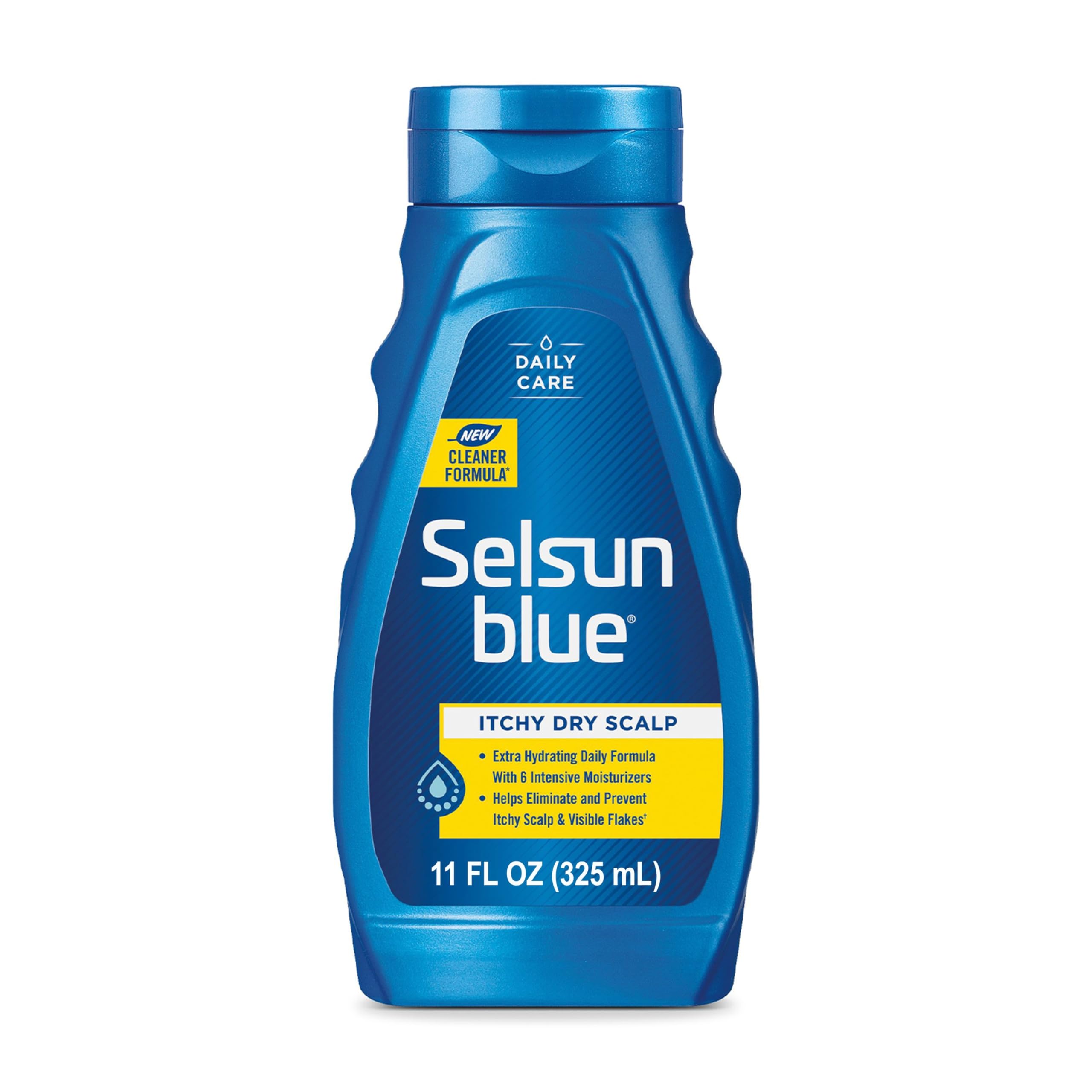 Selsun Blue Itchy Dry Scalp Anti-dandruff Shampoo, Extra-Hydrating For ...