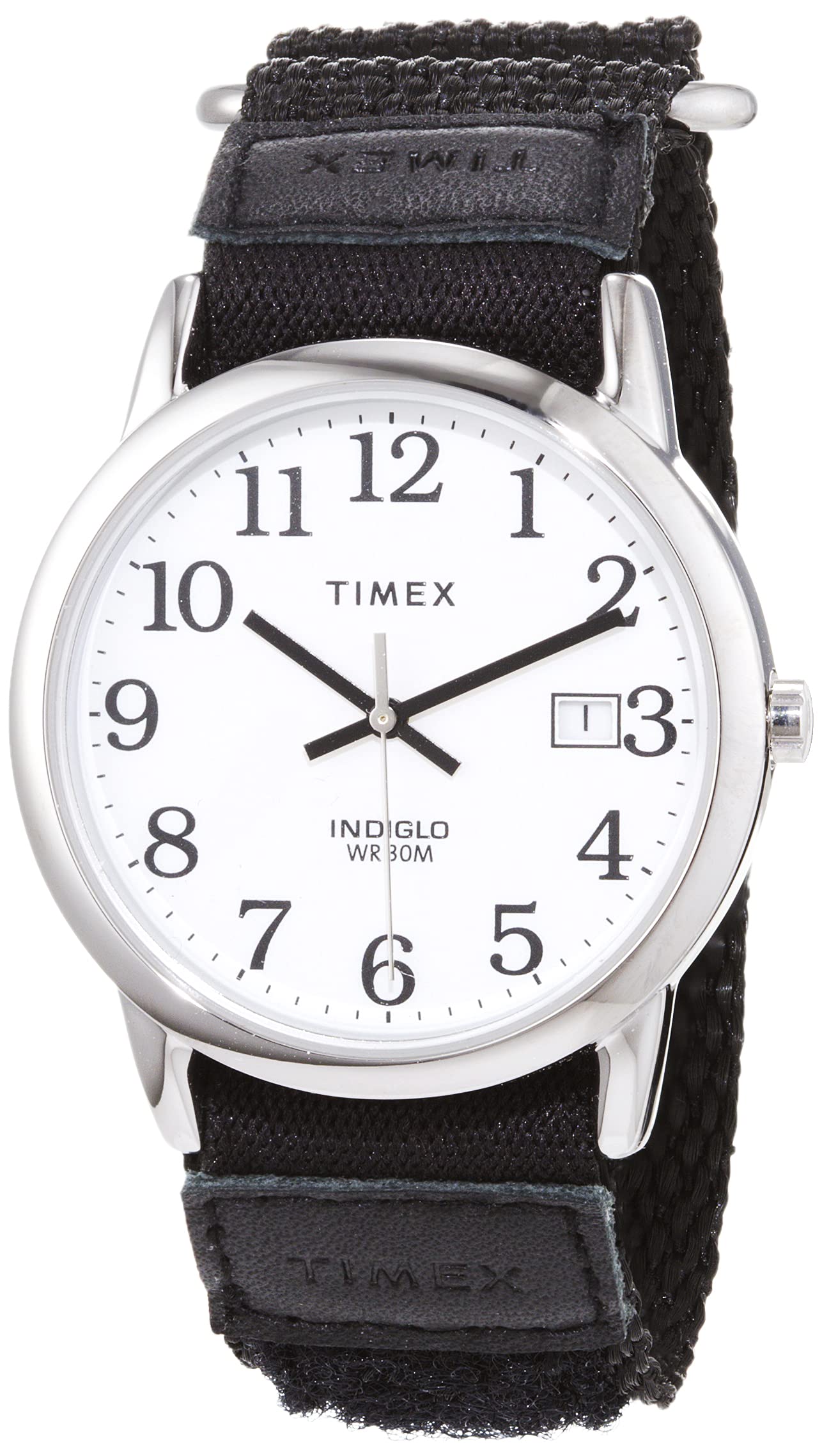 Timex Easy Reader 35 mm Fast-wrap Strap Date Window Watch - Black ...