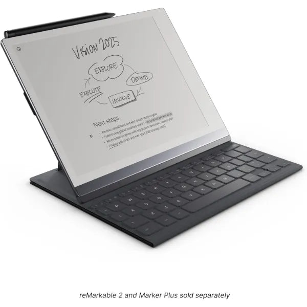 reMarkable 2 Type Folio - Black | Keyboard for The rM 2 Paper Tablet ...