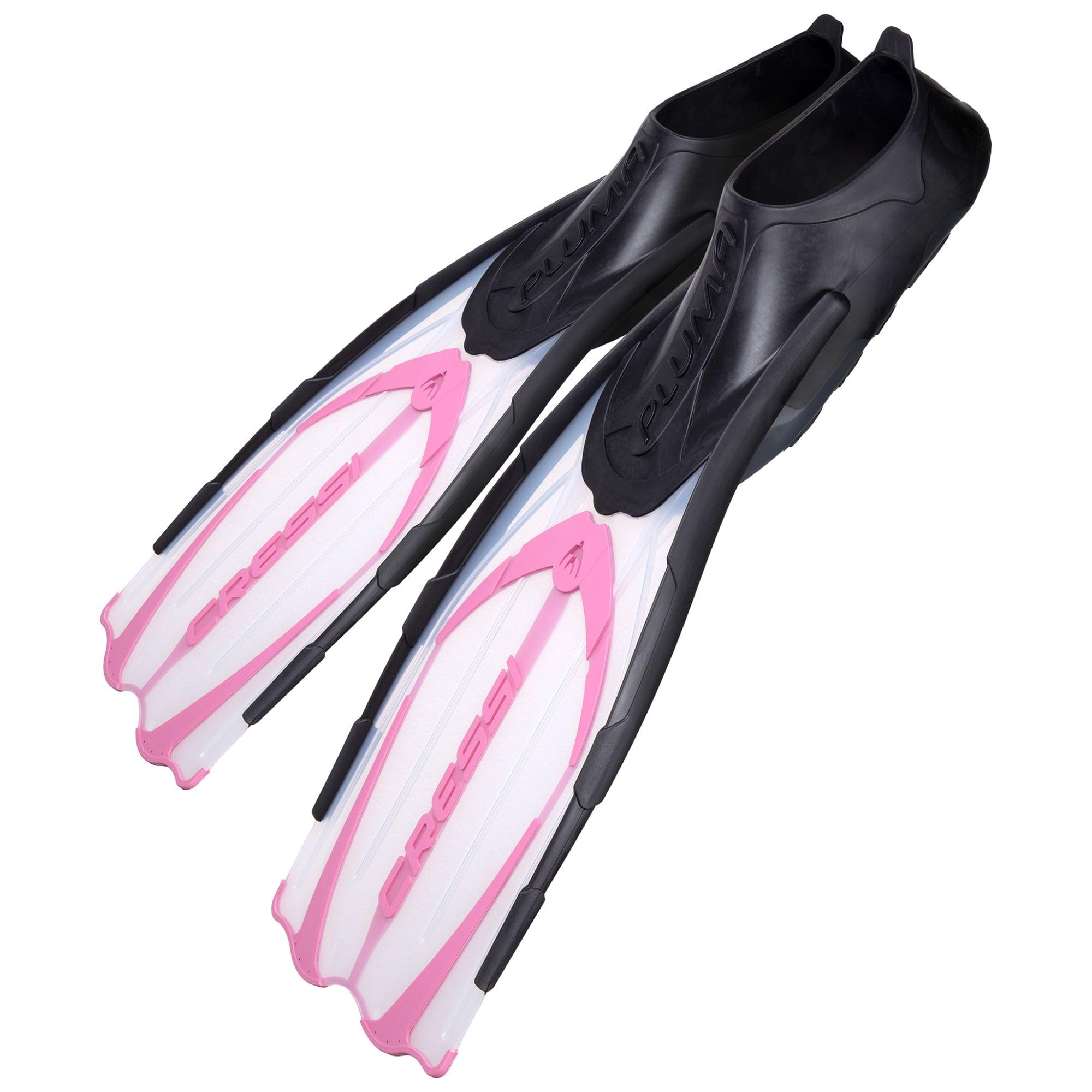 Cressi Pluma Fins - High Quality Unisex Full Foot Fins for Diving, Sno ...