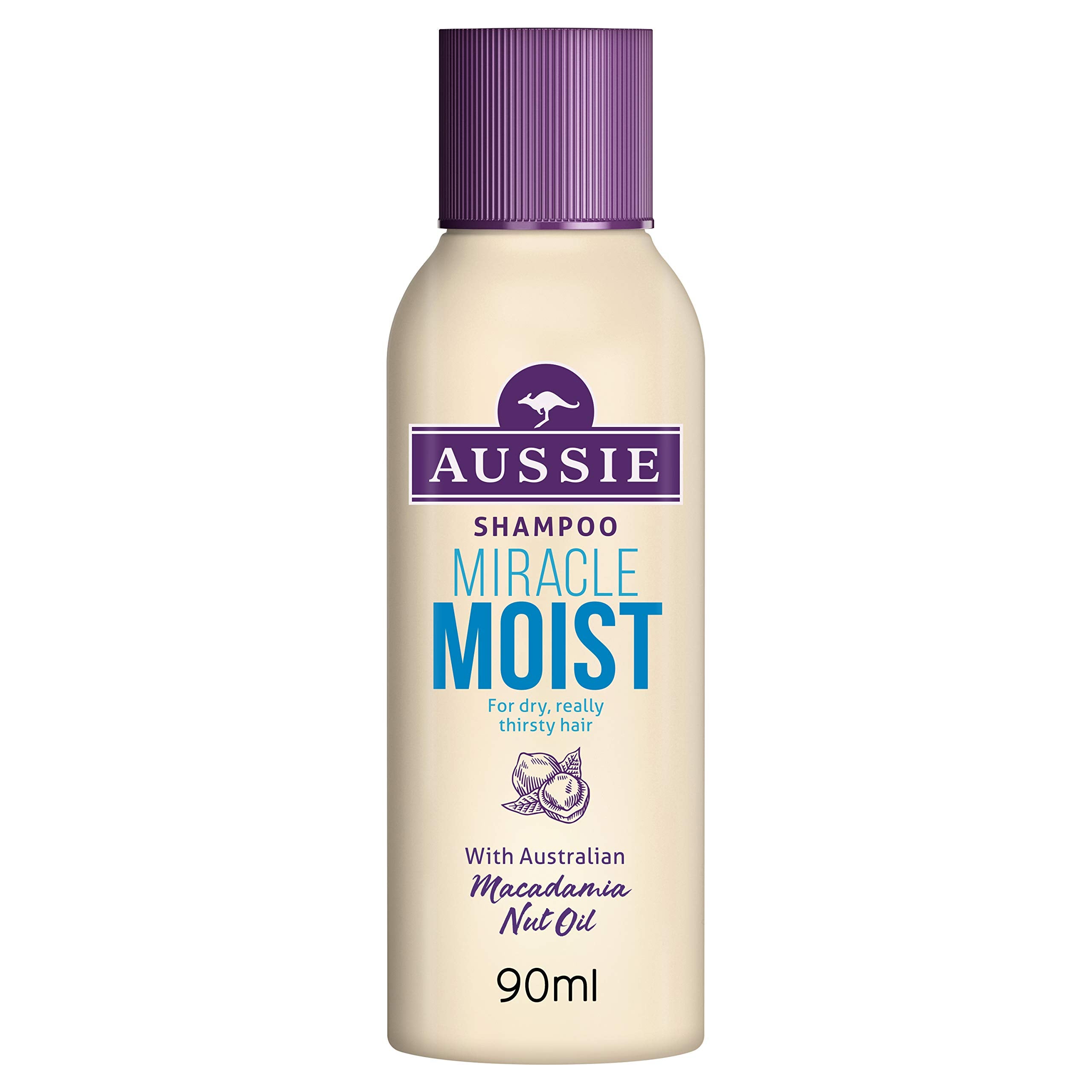 Aussie Miracle Moist Shampoo For Dry & Thirsty Hair, 90ml – DiscountStore