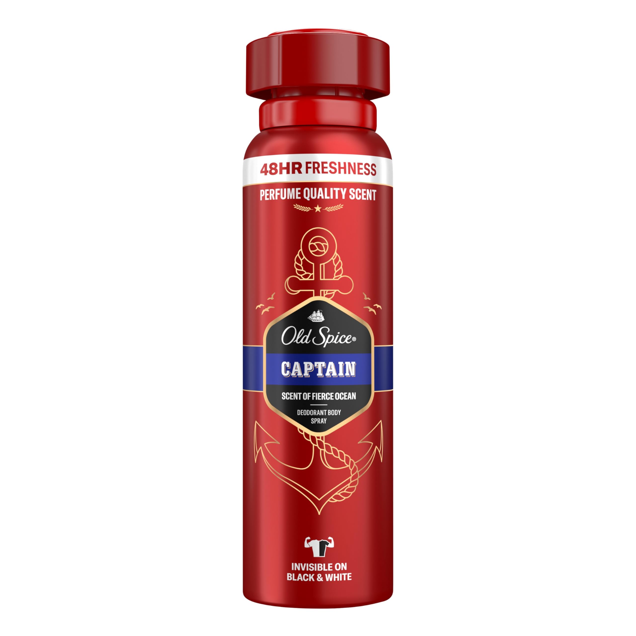 Captain Old Spice Deodorant Body Spray for Men, 150ml – DiscountStore