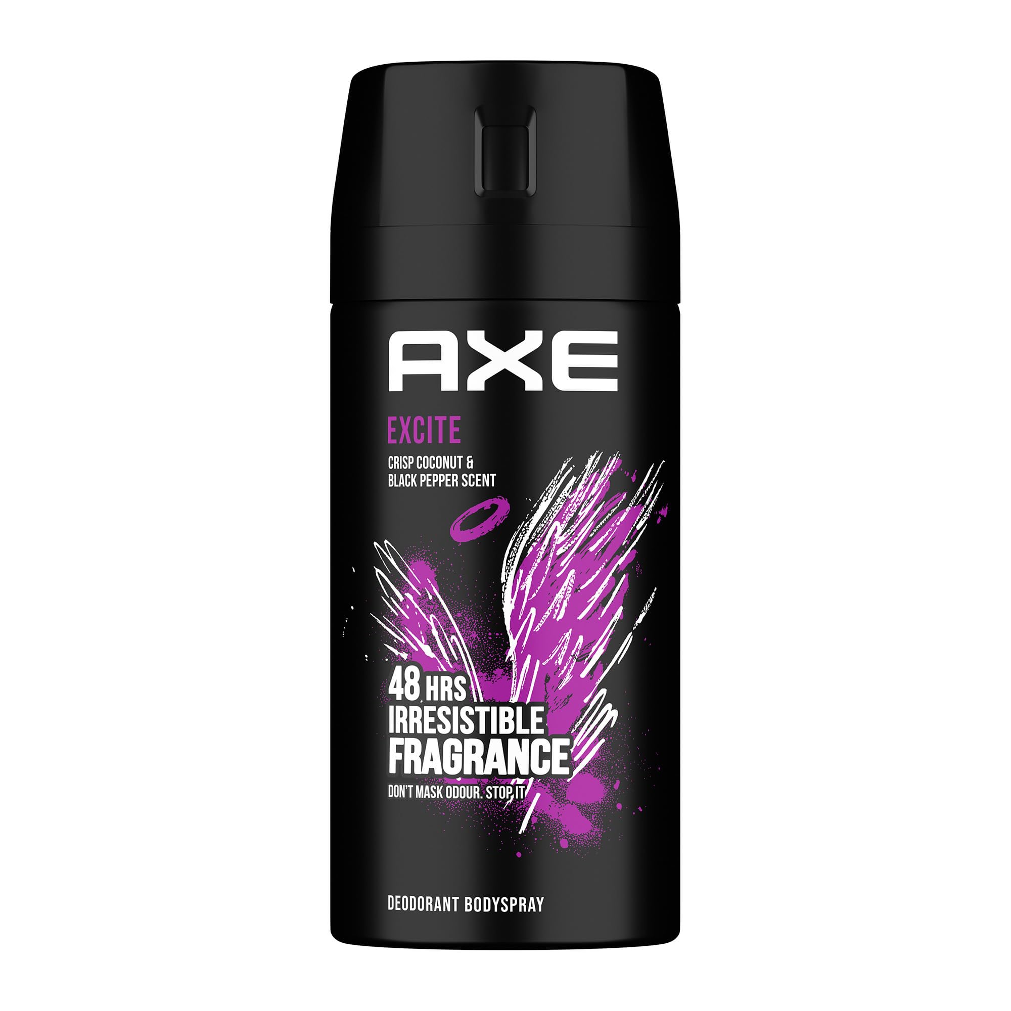 Axe Mini Men Deodorant Body Spray, Excite, 48 hours of irresistible fr ...