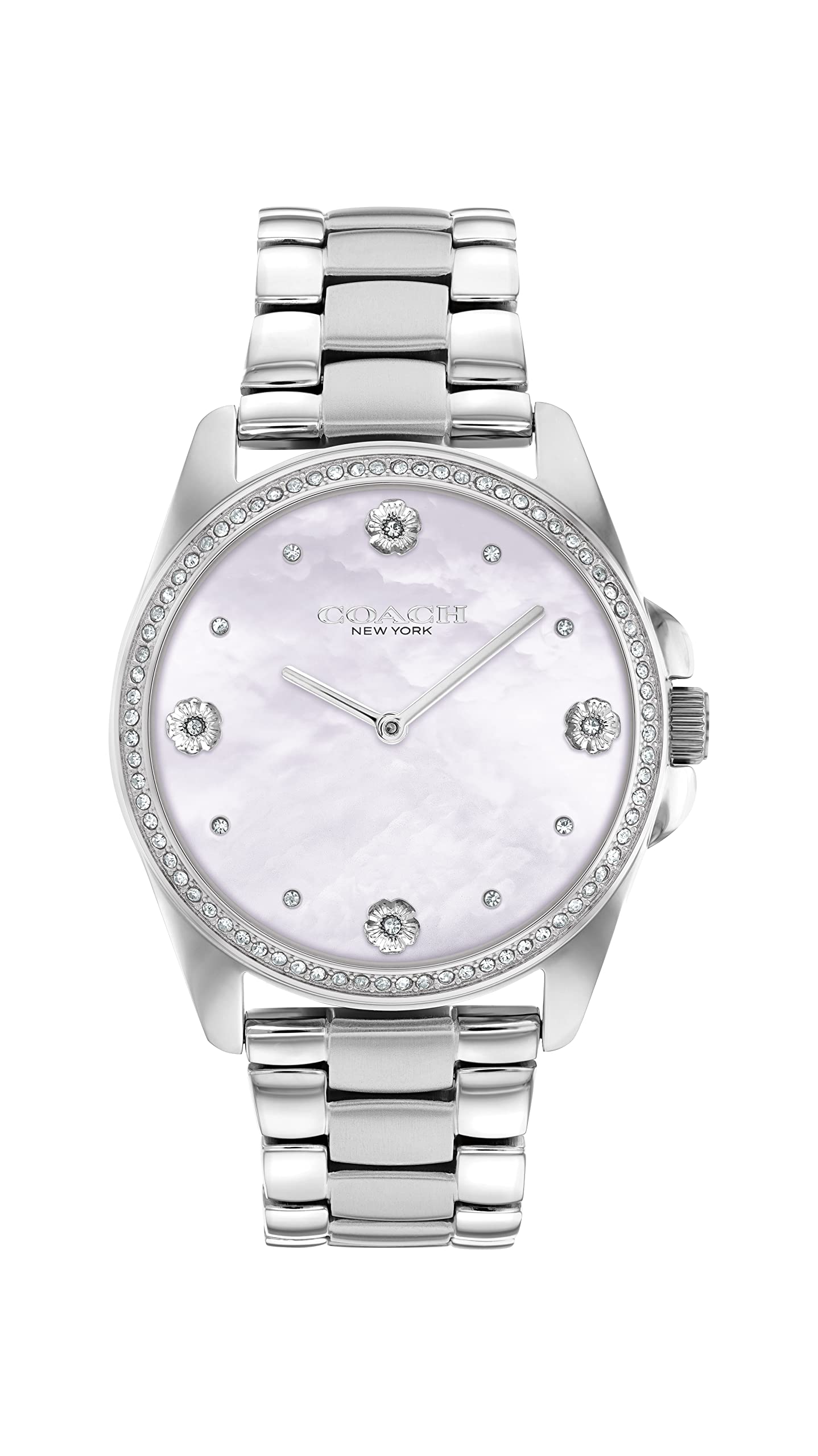 Coach GREYSON Men's Watch, Analog-Band Silver – DiscountStore