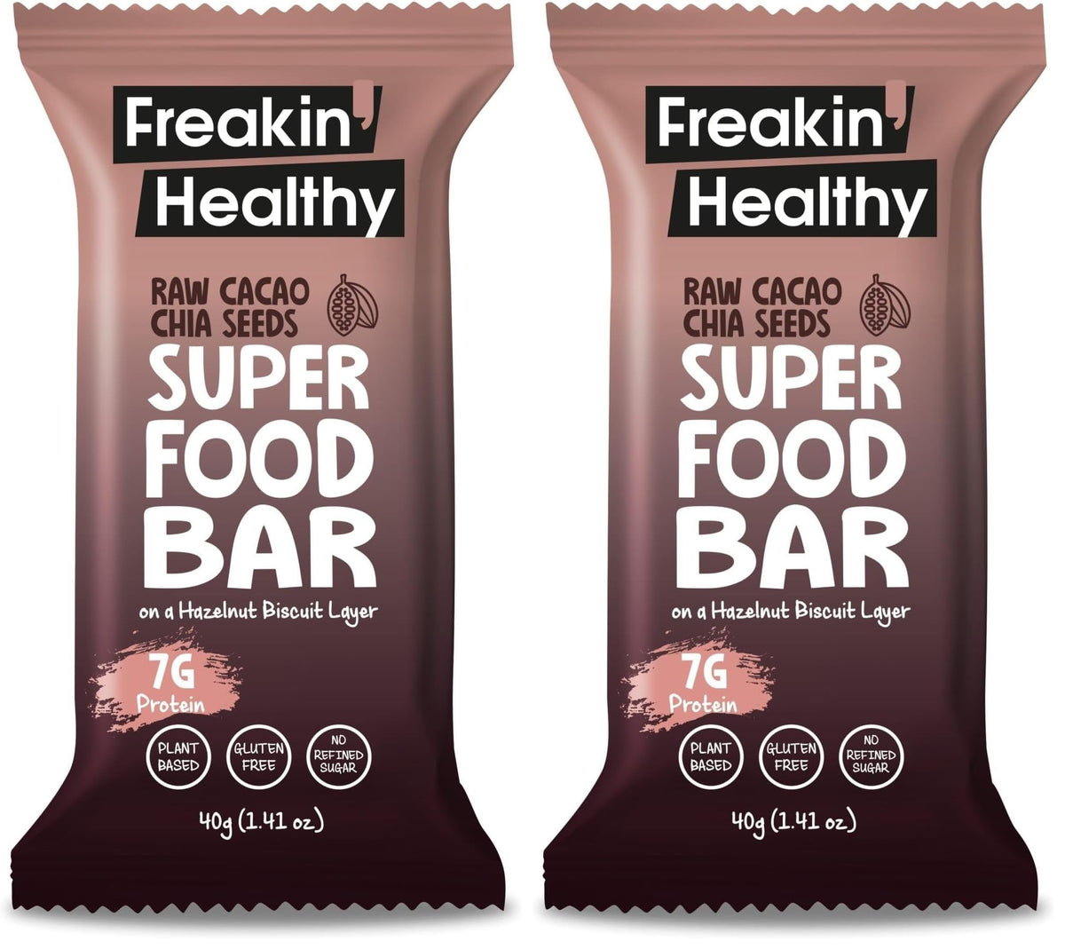 Freakin Healthy Raw Chocolate Chia Seed Superfood Bar – Naturally Swee ...
