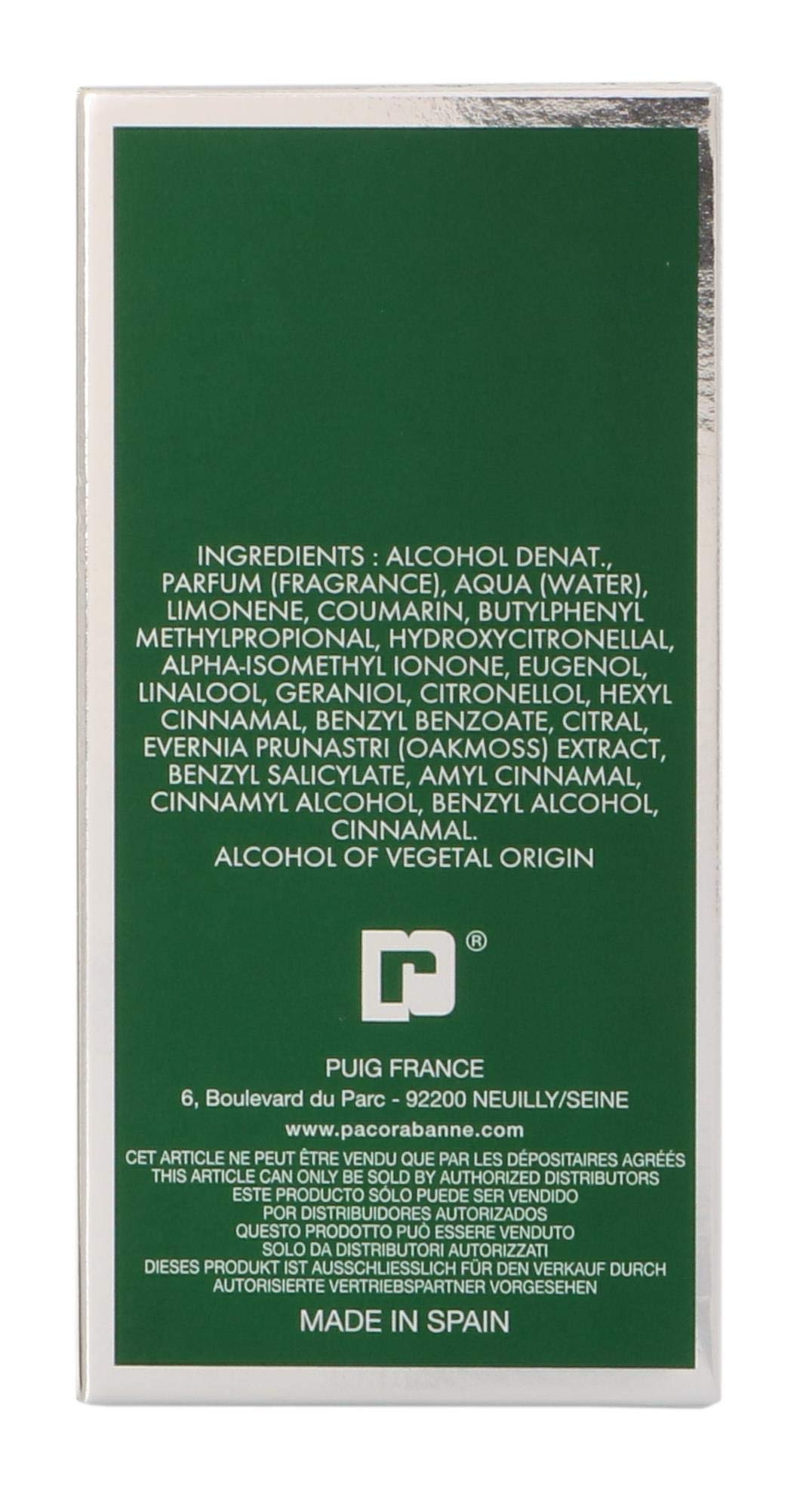 Paco Rabanne Green for Men EDT 30 ml – DiscountStore