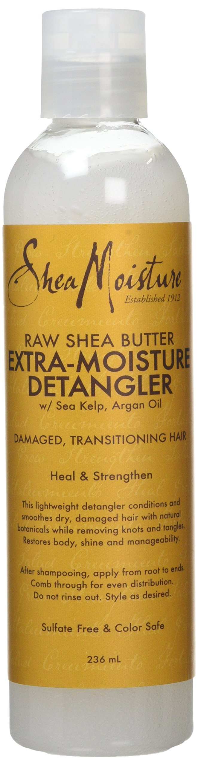 Shea Moisture Raw Shea Butter Extra Moisture Detangler silicone and su ...