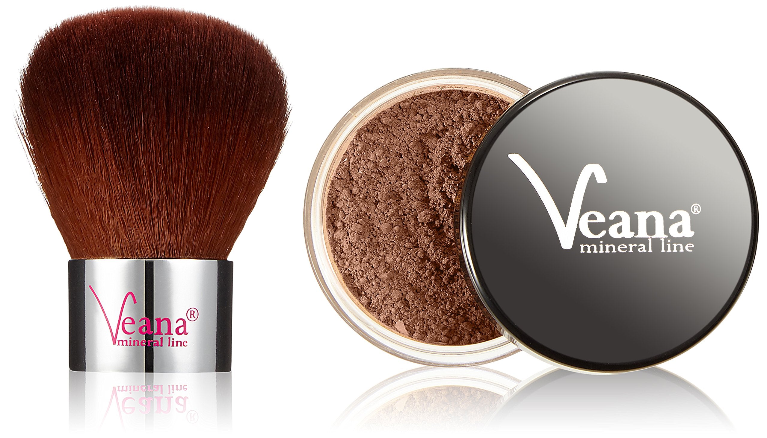 Veana Mineral Foundation Milk Chocolate 6 g Plus Kabuki 6 g – DiscountStore