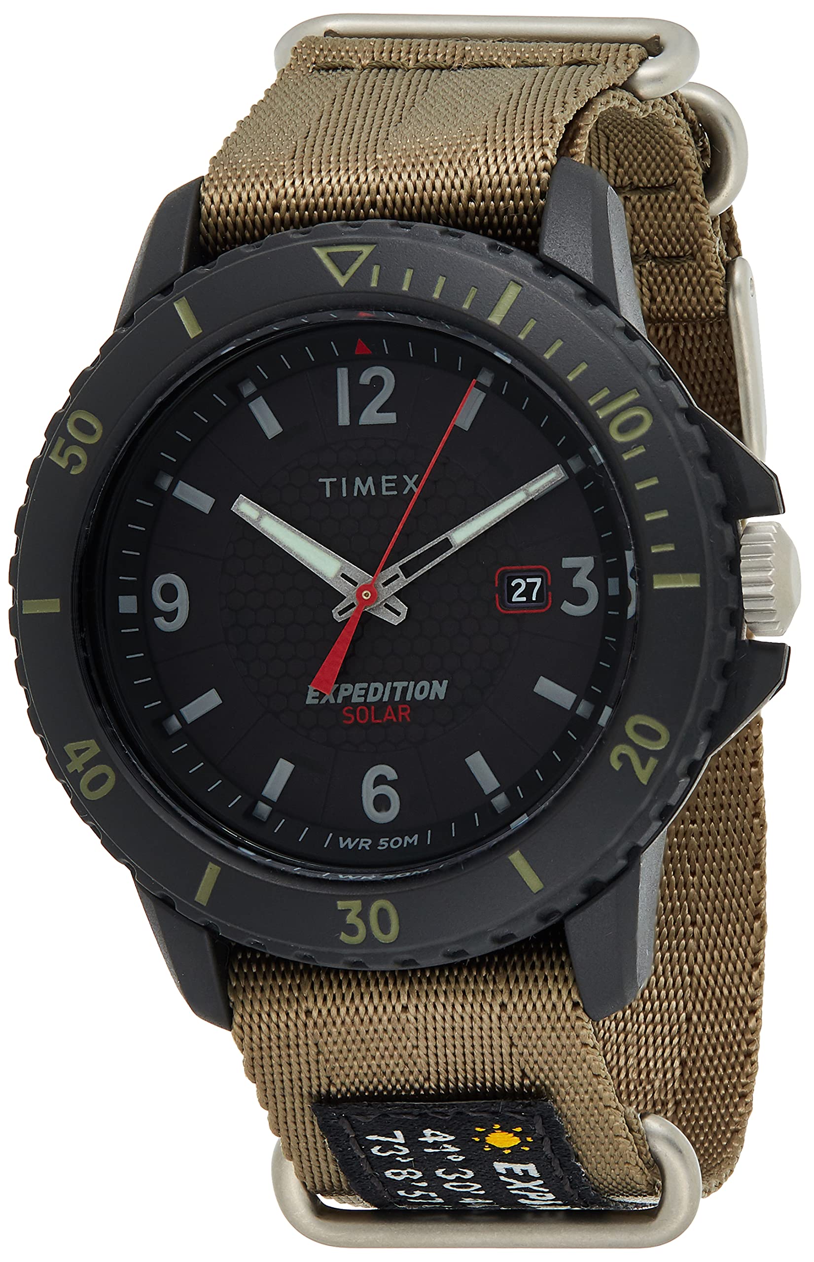 Timex Mens Quartz Watch, Analog Display And Textile Strap – DiscountStore