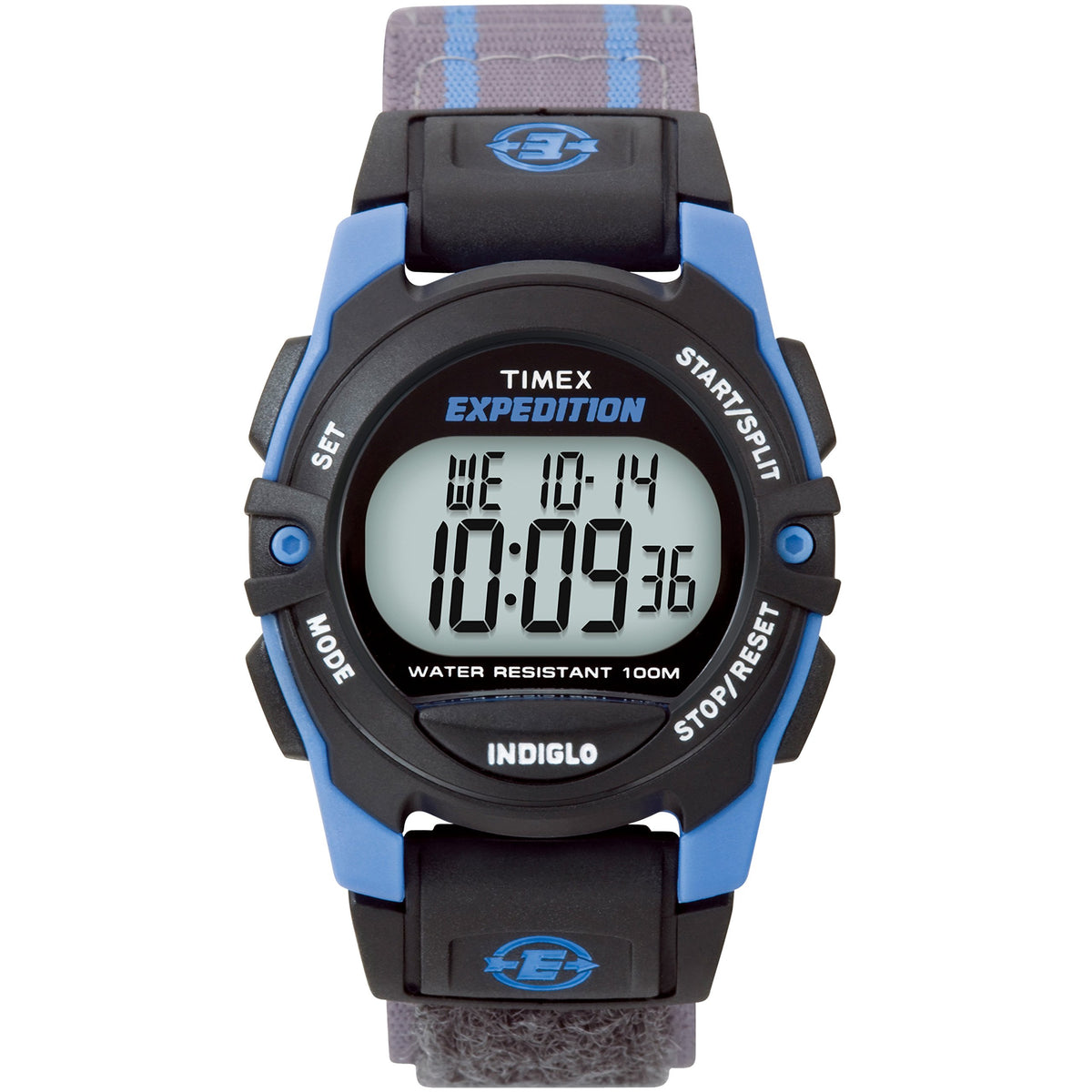 Timex Expedition Digital Chrono Alarm Timer 33mm Watch - Blue/Black ...