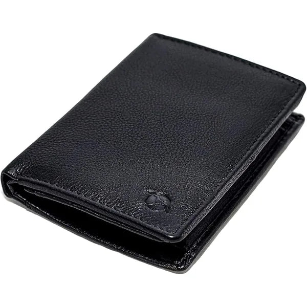 Flying Fossil Genuine Leather Hand-Crafted Wallet For Men - Black ...