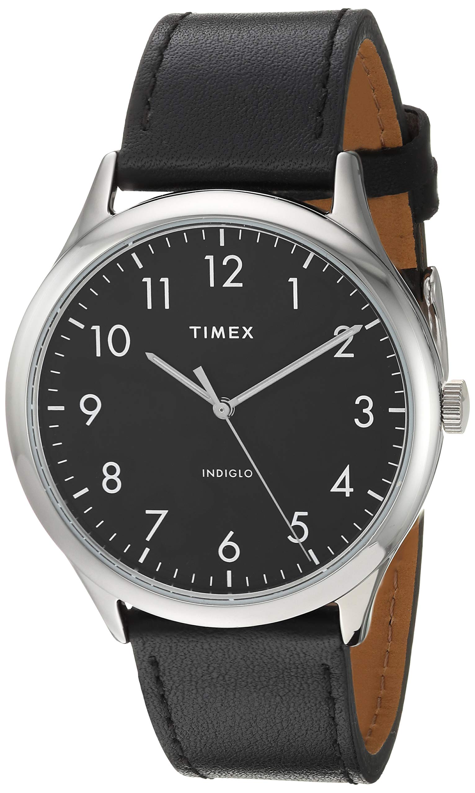 Timex Men's Modern Easy Reader 40mm Watch - Black/Silver-Tone/Black/40 ...