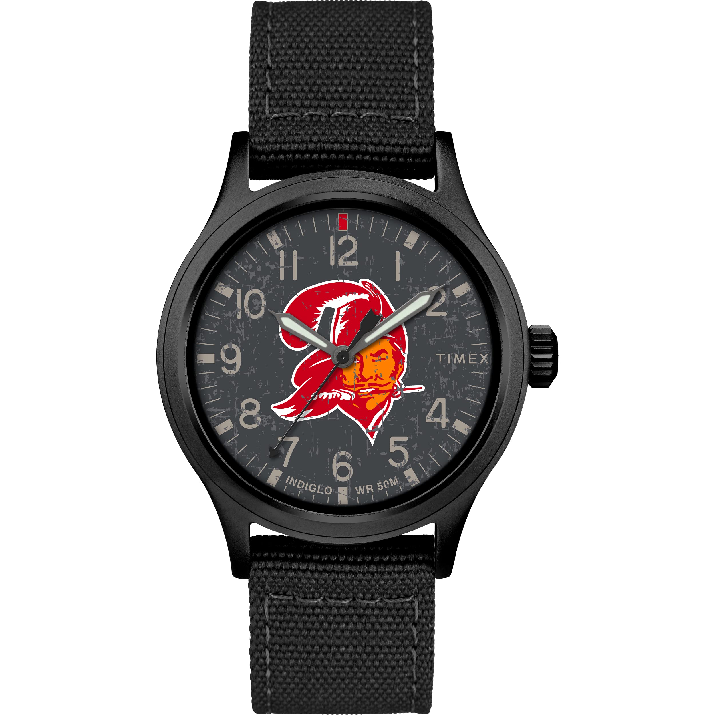 Timex Tribute Men's NFL Scout 40mm Quartz Fabric Strap - Tampa Bay Buc ...