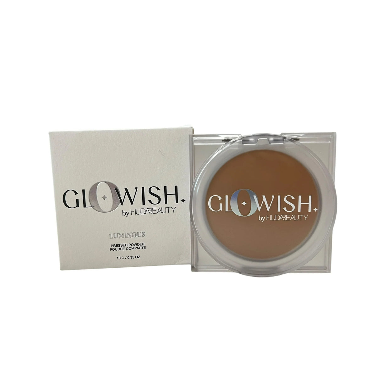 GloWish by Huda Beauty Lightweight Blurring Pressed Powder, 03 Light ...